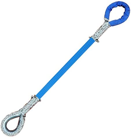 Boat Mooring Strop, 18mm 8-Strand Nylon, Anti-Chafe Polyester Sleeve ...