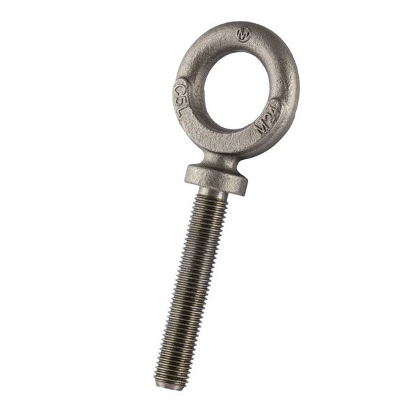 Long Shank Dynamo Eye Bolt - Self Colour BS4278 – Westward Rope and Wire