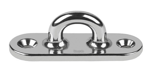 Stainless Steel Oblong Pad Eye – Westward Rope and Wire