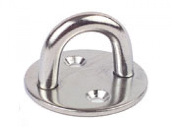 Stainless Steel Round Base Pad Eye – Westward Rope and Wire